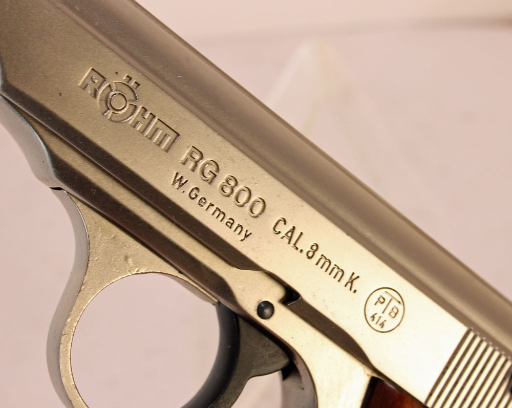 Röhm RG800 Nickel 8mm PAK Schreckschuss Waffe - eGun
