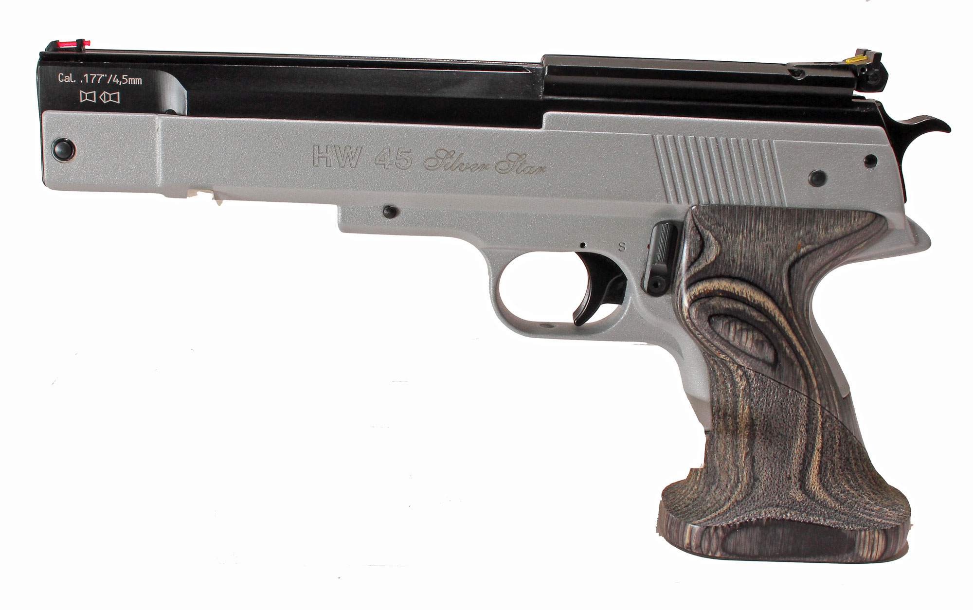 Weihrauch HW 45 Silver Star 4,5 Luftdruck Pistole - eGun