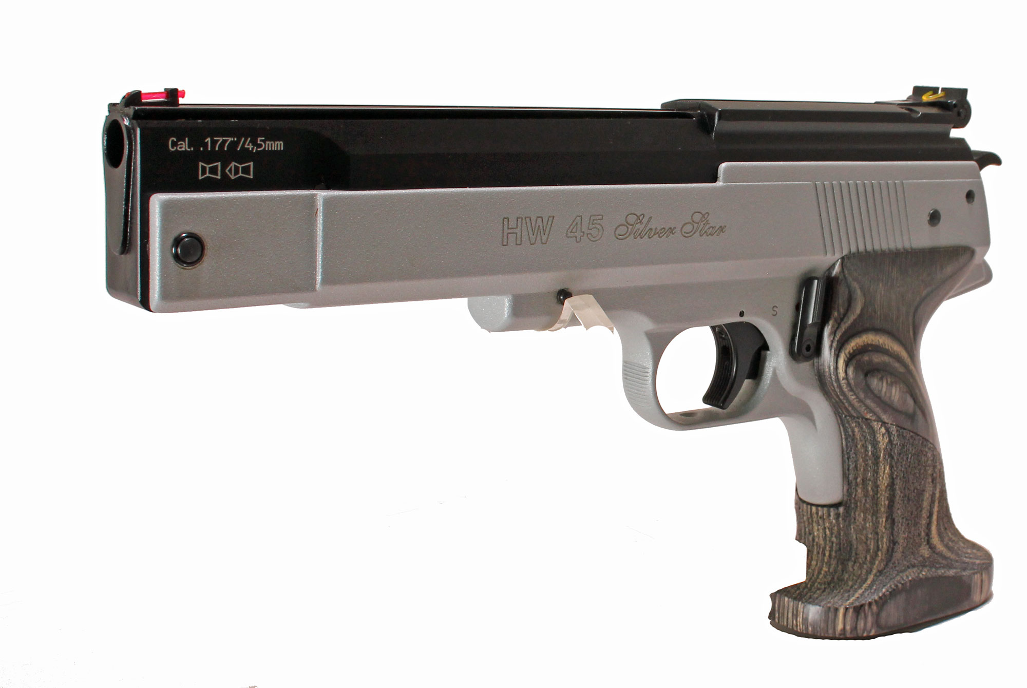 Weihrauch HW 45 Silver Star 4,5 Luftdruck Pistole - eGun
